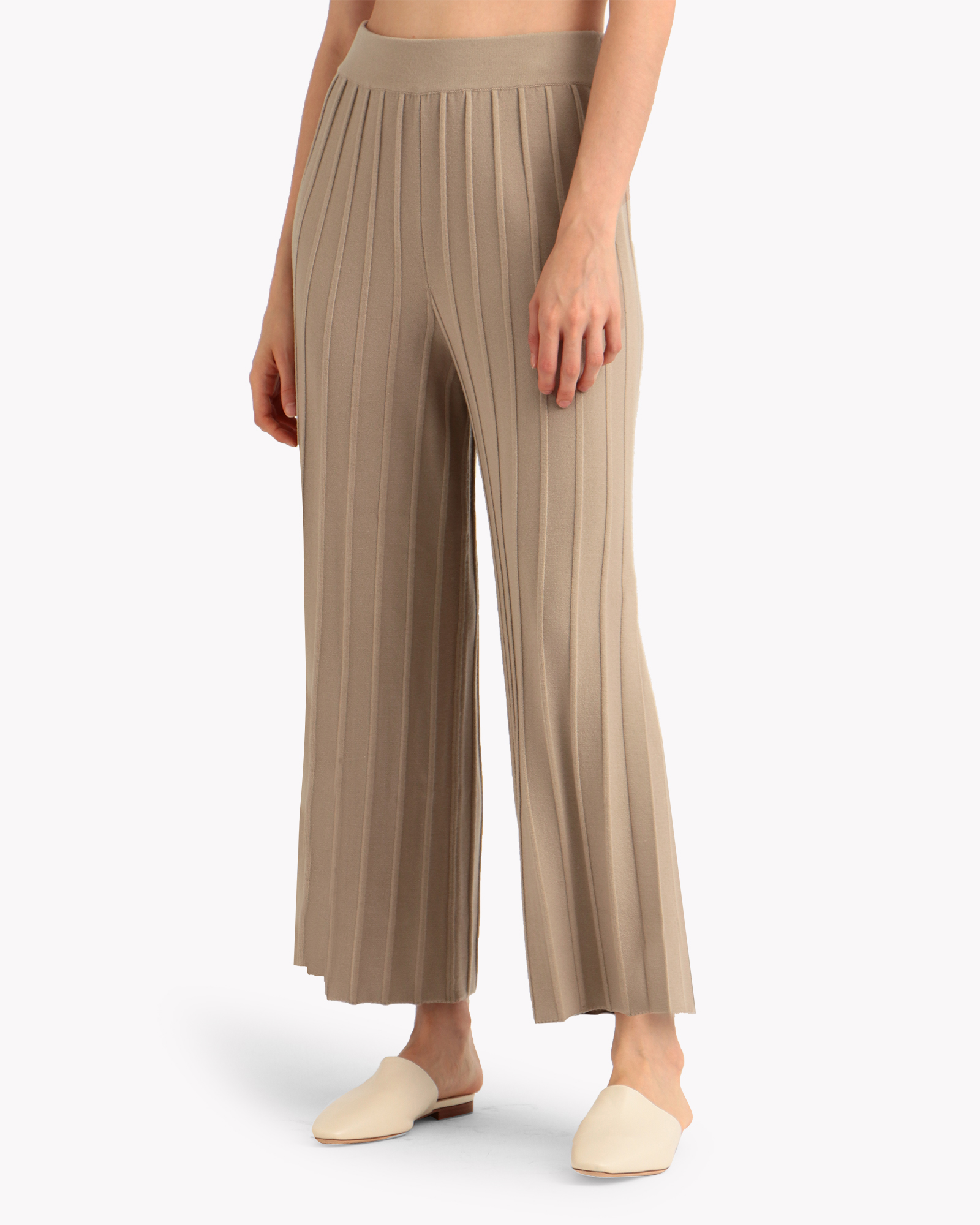 Empire Wool Wide Rib Pant | WOMEN（レディース）｜Theory 公式通販サイト