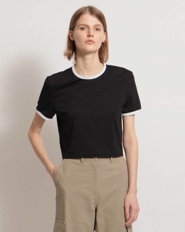 Apex Tee Pure Ringer Tee | WOMEN（レディース）｜Theory 公式通販サイト