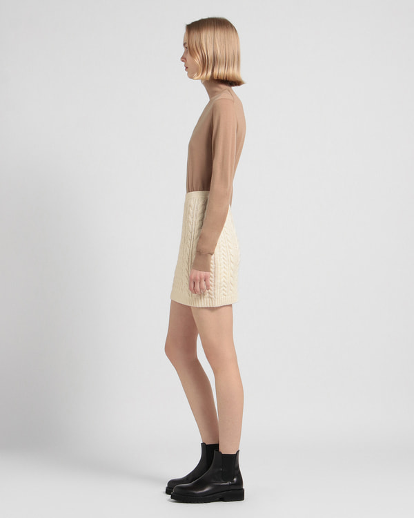 Felted Wool Cash Cable Mini F | WOMEN（レディース）｜Theory 公式通販サイト