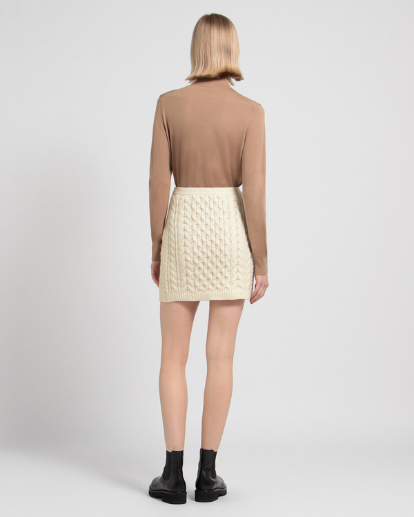 Felted Wool Cash Cable Mini F | WOMEN（レディース）｜Theory 公式通販サイト