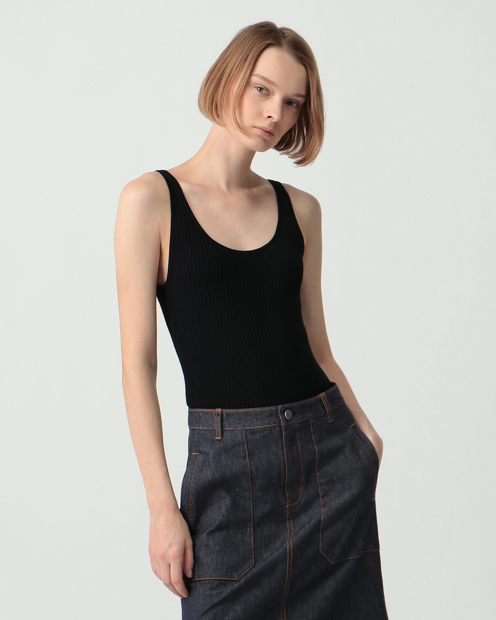 Regal Wool Rib Tank | WOMEN（レディース）｜Theory 公式通販サイト