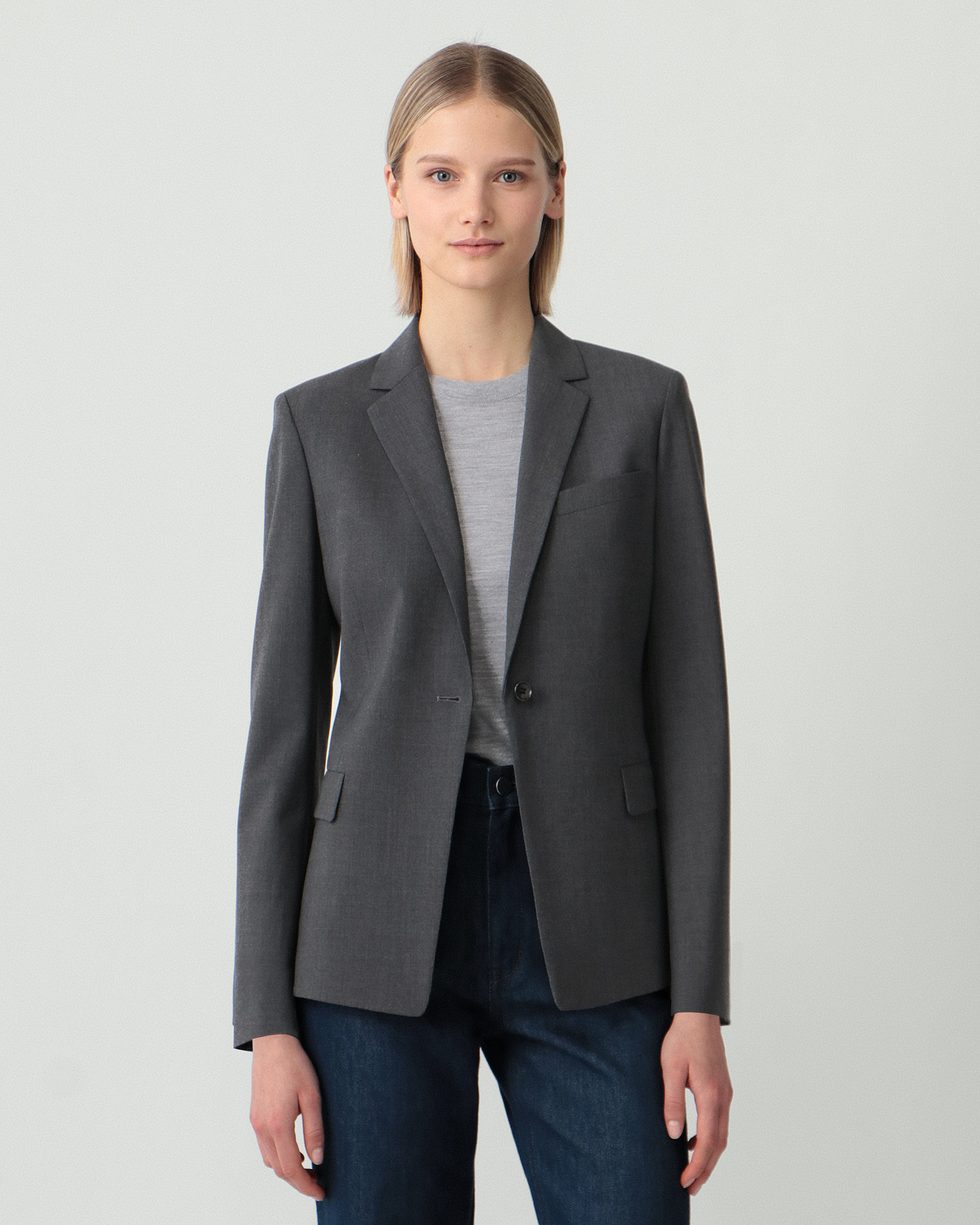 一部店舗限定 Traceable Wool Slim Fit Blazer | WOMEN（レディース）｜Theory 公式通販サイト