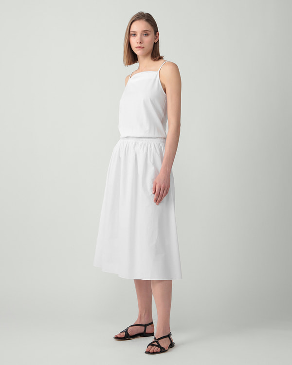 Interlock Knit 2 Smocked Neck Dress | WOMEN（レディース）｜Theory 公式通販サイト