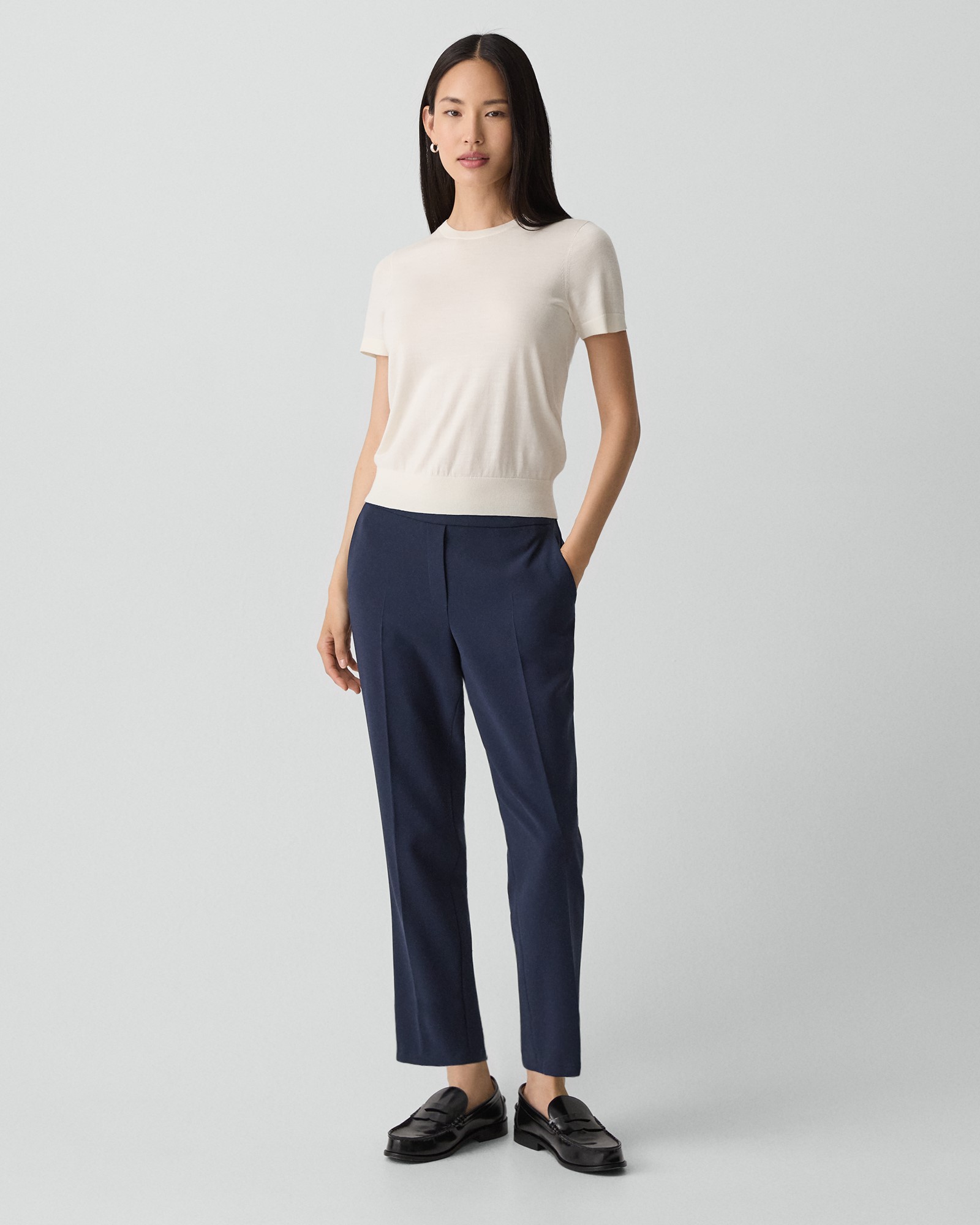 Admiral Crepe Treeca Pull On Pant J | WOMEN（レディース）｜Theory 公式通販サイト