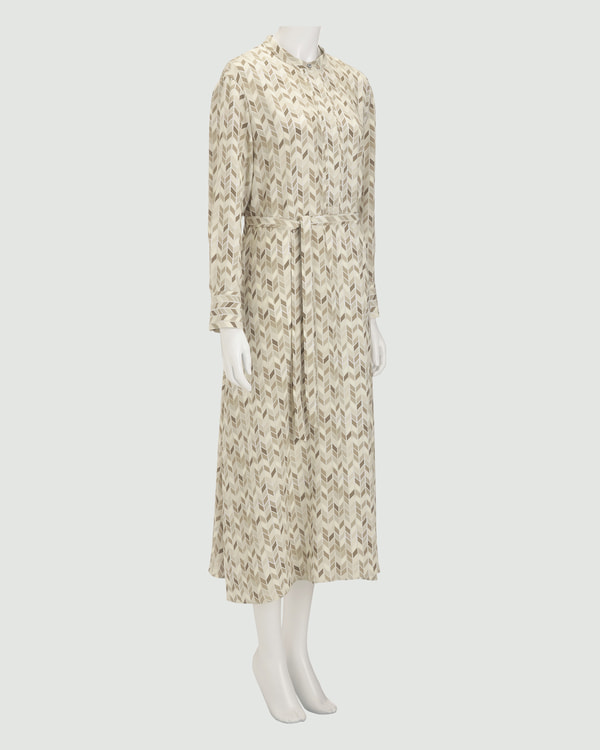 一部店舗限定 Herringbone Print Jui E Dress | Theory luxe[セオリーリュクス]公式通販サイト