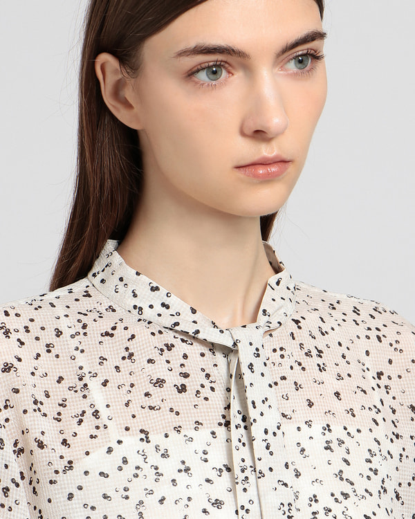 Dotty Print Jina Blouse | Theory luxe[セオリーリュクス]公式通販サイト